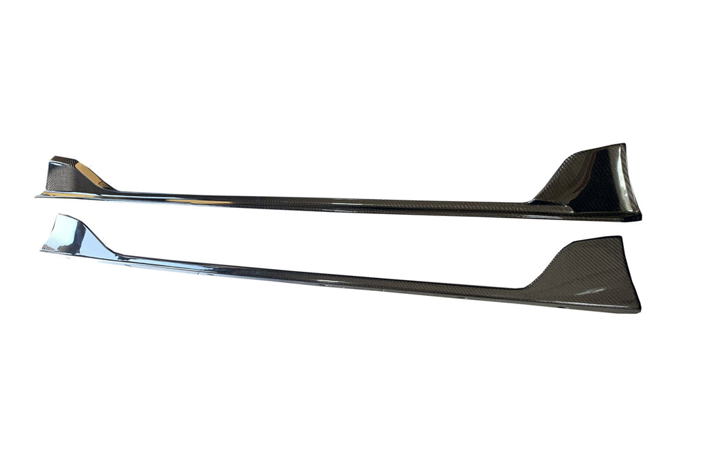 Rexpeed V3 Carbon Fiber Side Skirt Extension-Gloss | 2020-2022 Toyota ...