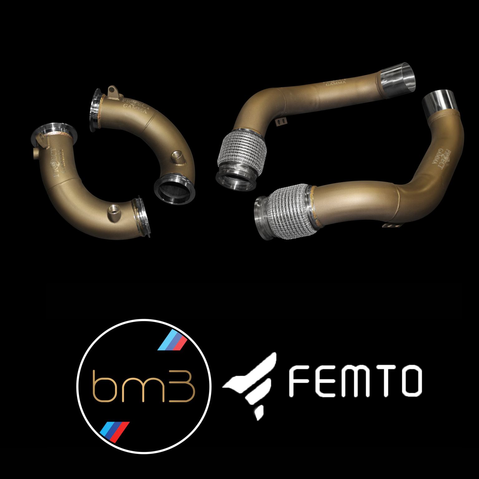 BMW M5 | M8 Primary + Secondary Downpipes and Bootmod 3 | FEMTO Package ...